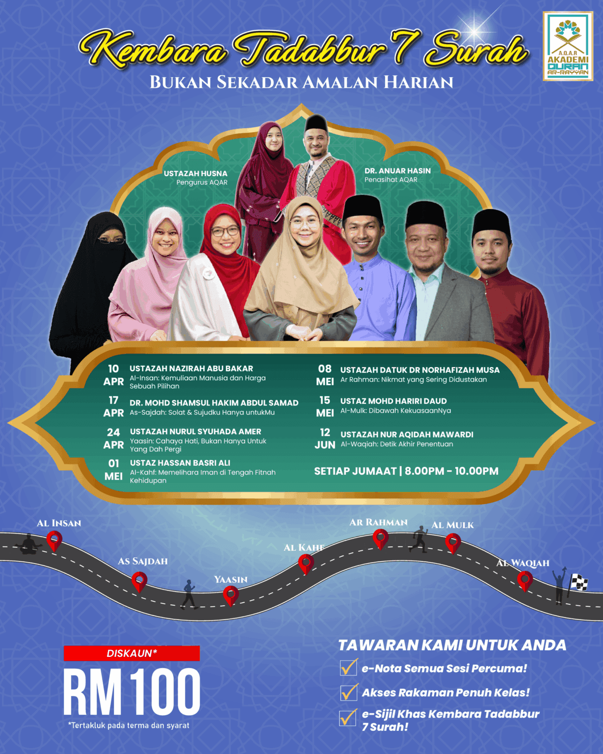 Kembara Tadabbur 7 Surah - Akademi Quran Ar Rayyan